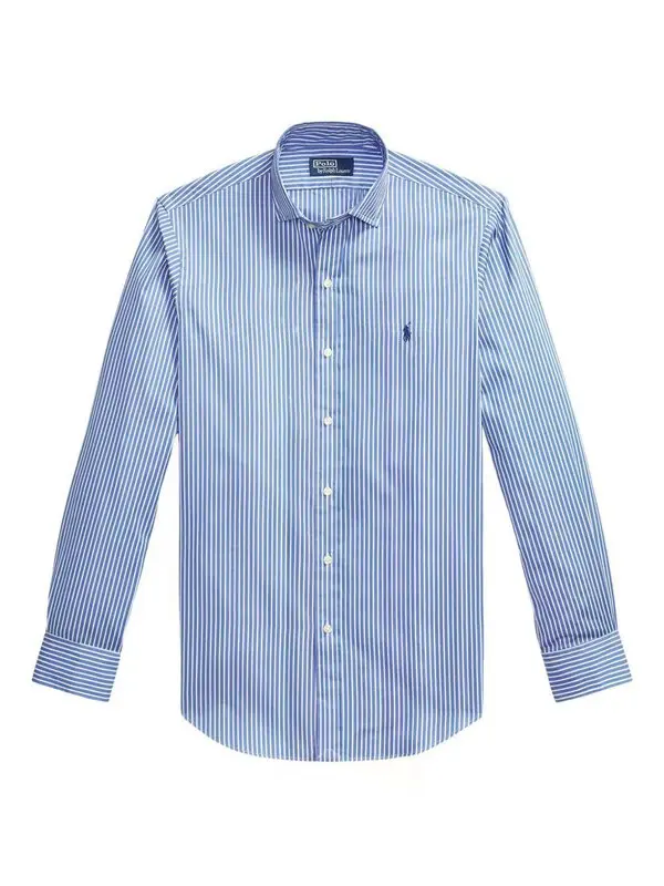 Polo Ralph Lauren Striped Long-sleeve Shirt - Blue