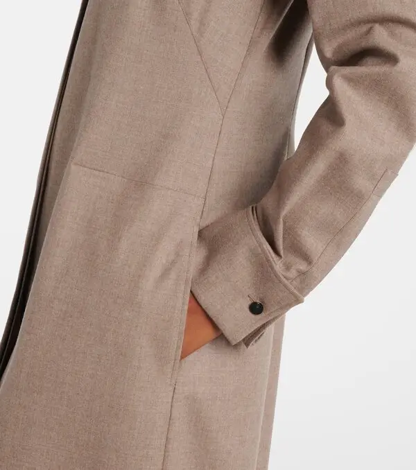 Max Mara Pallino Cashmere-blend Shirt Dress