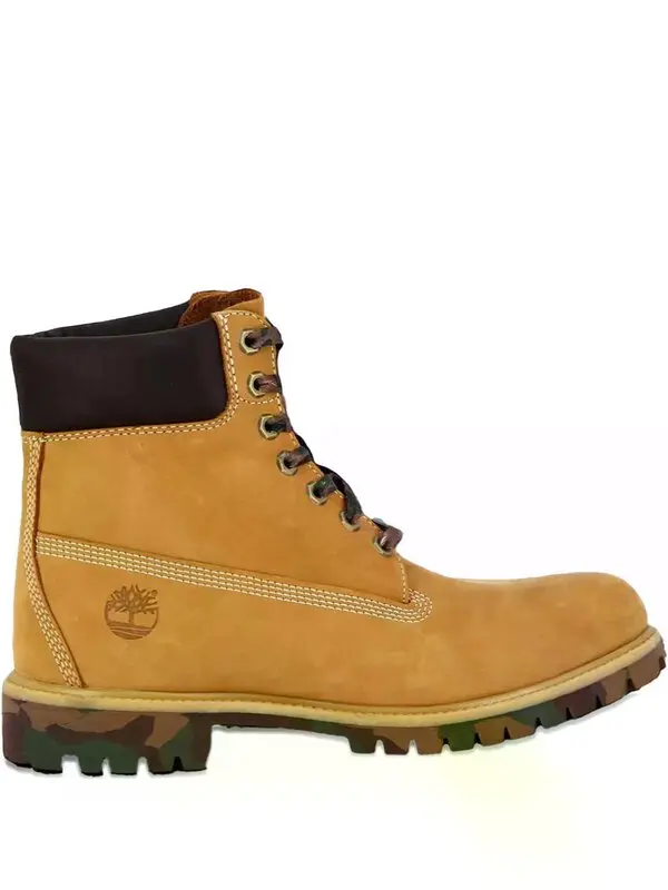 Timberland 6-inch Lace-up Boots With Camouflage Sole - Brown