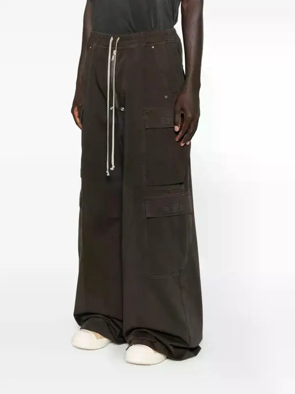 Rick Owens Double Cargo Jumbo Belas Trousers - Brown