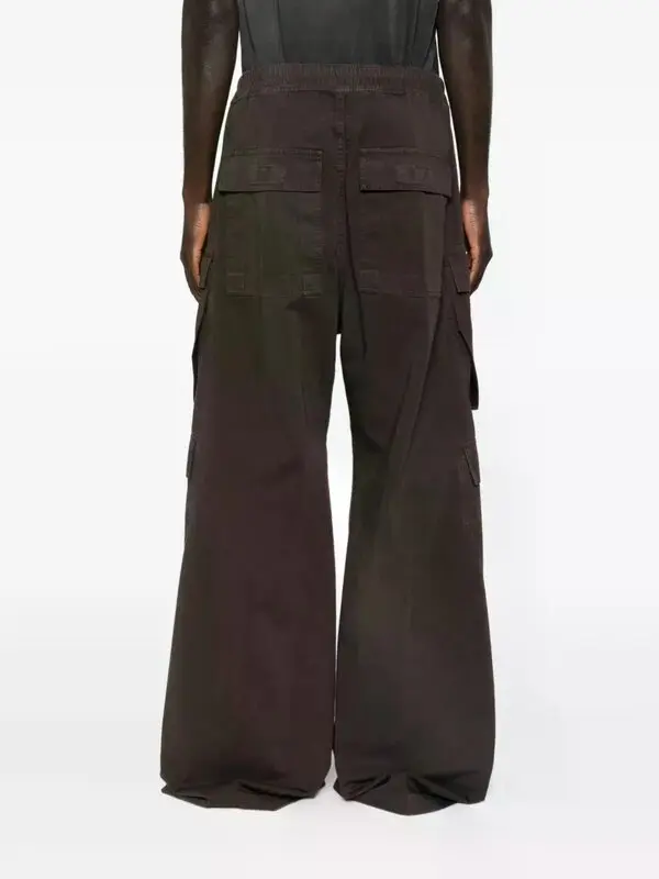 Rick Owens Double Cargo Jumbo Belas Trousers - Brown