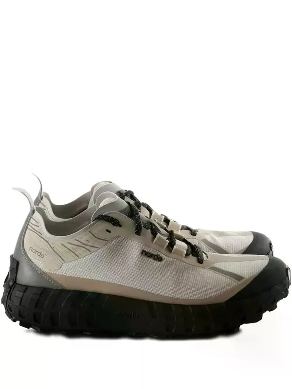 NORDA Panelled Lace-up Sneakers - Neutrals