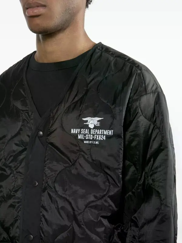 FINGERCROXX Quilted Logo Jacket