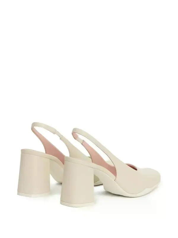 Fabiana Filippi 75mm Block Heel Slingback Pumps