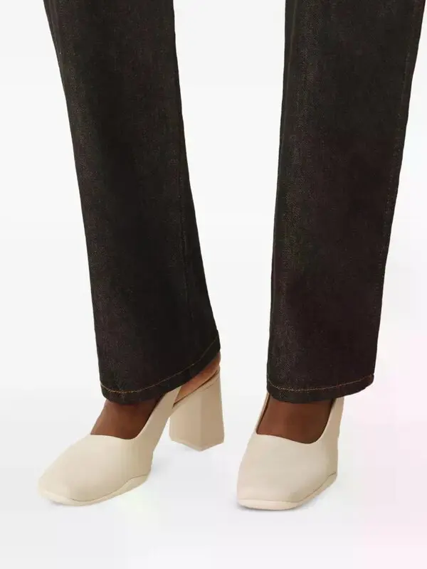 Fabiana Filippi 75mm Block Heel Slingback Pumps