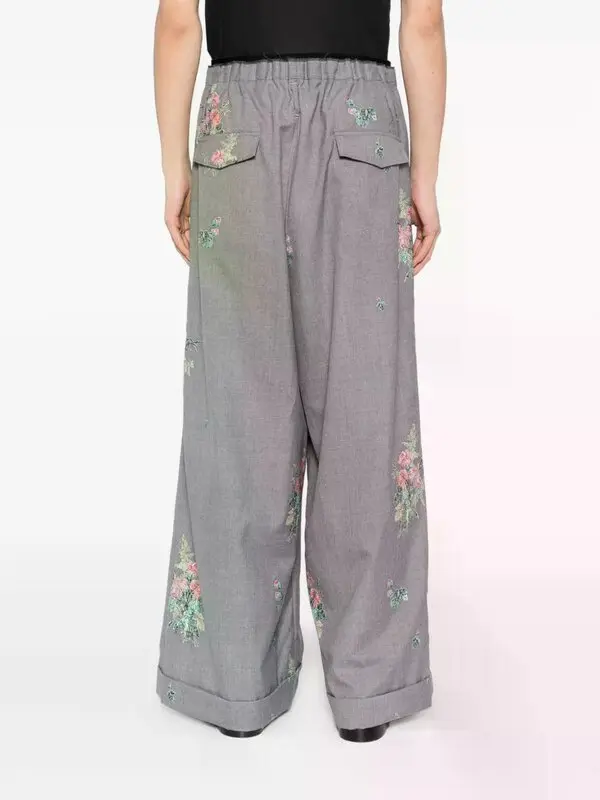 BED J.W. FORD Floral Embroidered Trousers