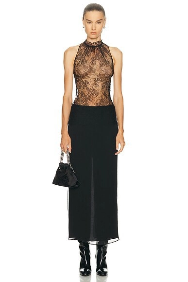 Alexander McQueen Halter Lace Top