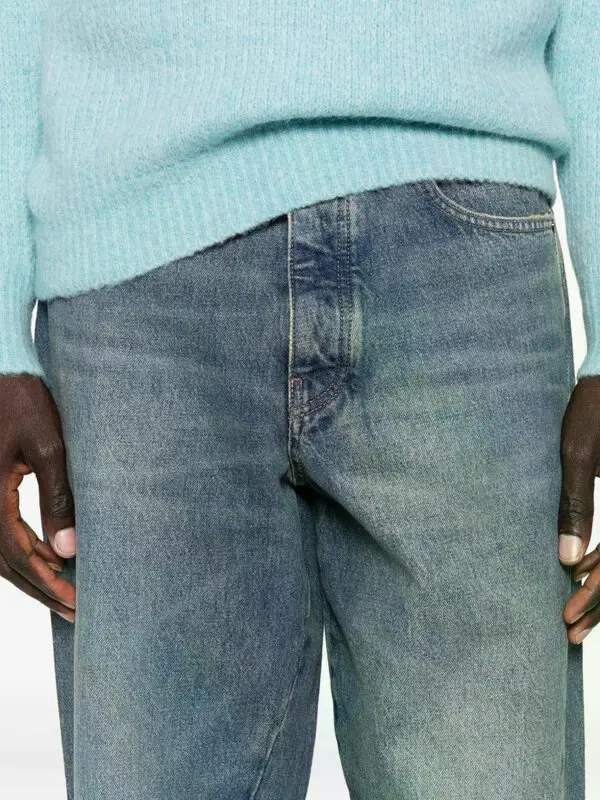 SUNFLOWER Wide-leg Twisted Jeans