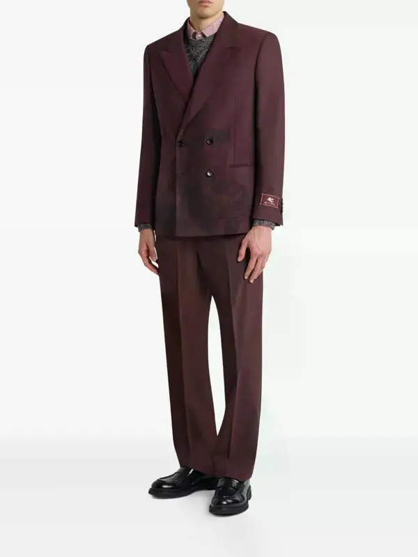 Etro Paisley-motif Double-breasted Jacket