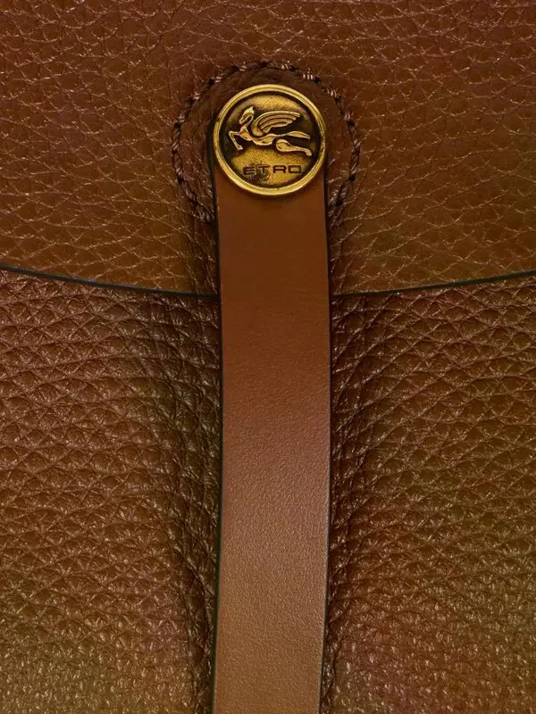 Etro Pony Buckle-fastening Leather Shoulder Bag