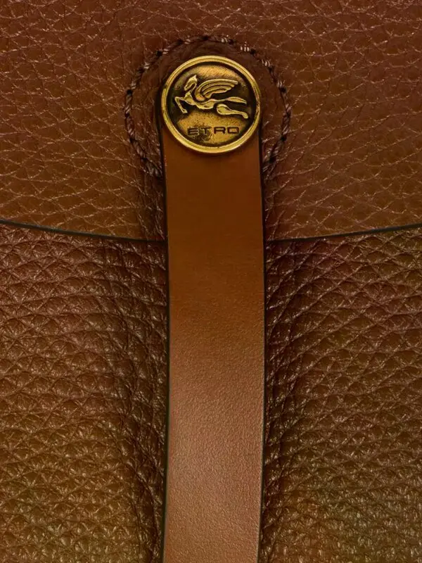 Etro Pony Buckle-fastening Leather Shoulder Bag