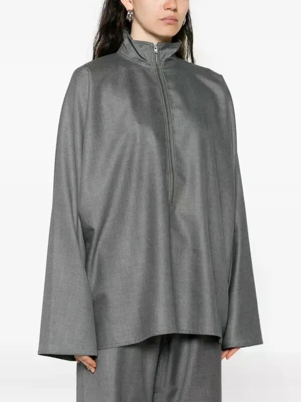 Sofie D'hoore Half-zip High Neck Blouse