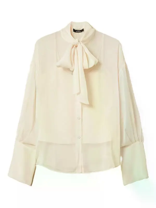 TWINSET Tie-neck Long-sleeve Shirt