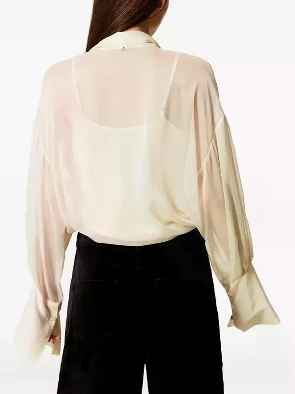 TWINSET Tie-neck Long-sleeve Shirt