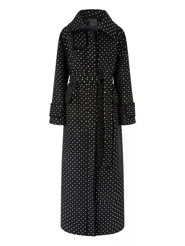 Pinko Embellished Long Sleeve Coat