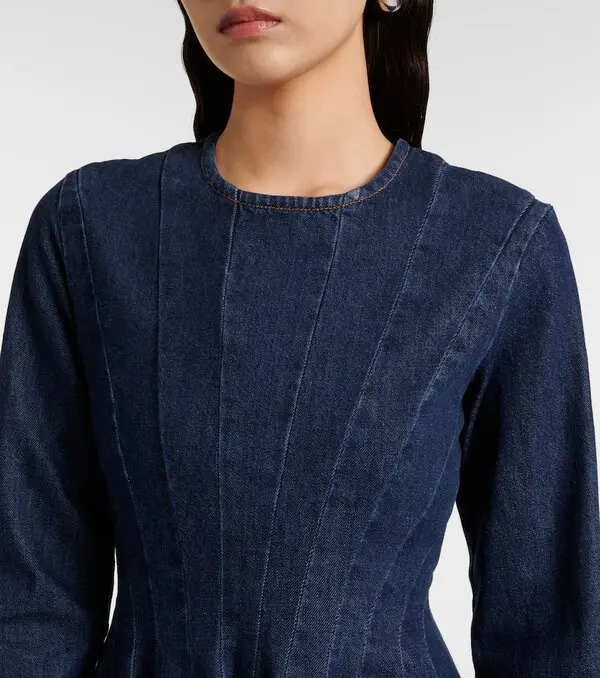 Sportmax Aereo Denim Mini Dress