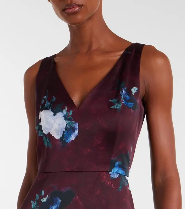 Erdem Floral Duchesse Cocktail Dress