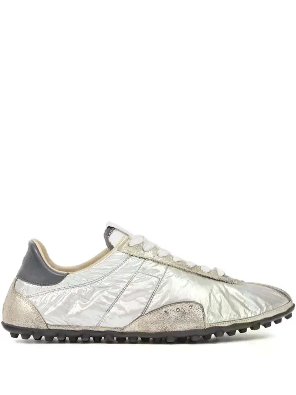 MAISON MARGIELA Metallic Low-top Sprinters - Silver