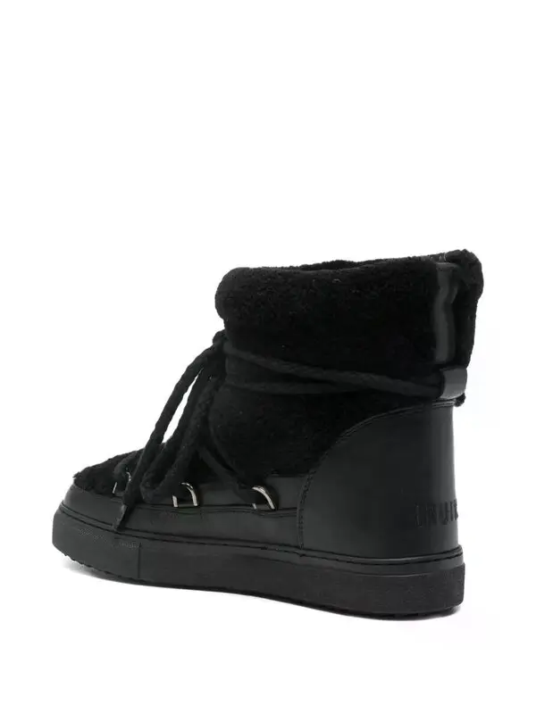 Inuikii Lace-up Shearling Boots
