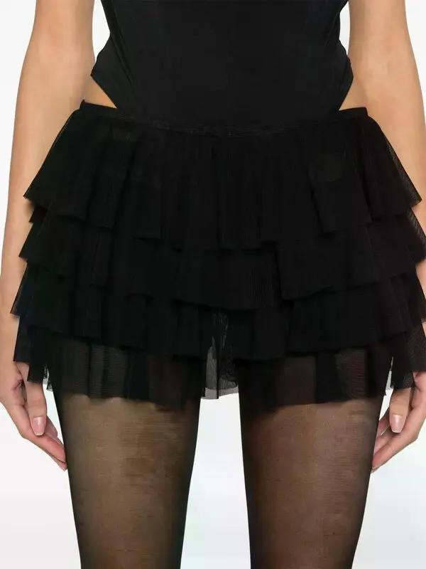 Norma Kamali Ruffled Skorts