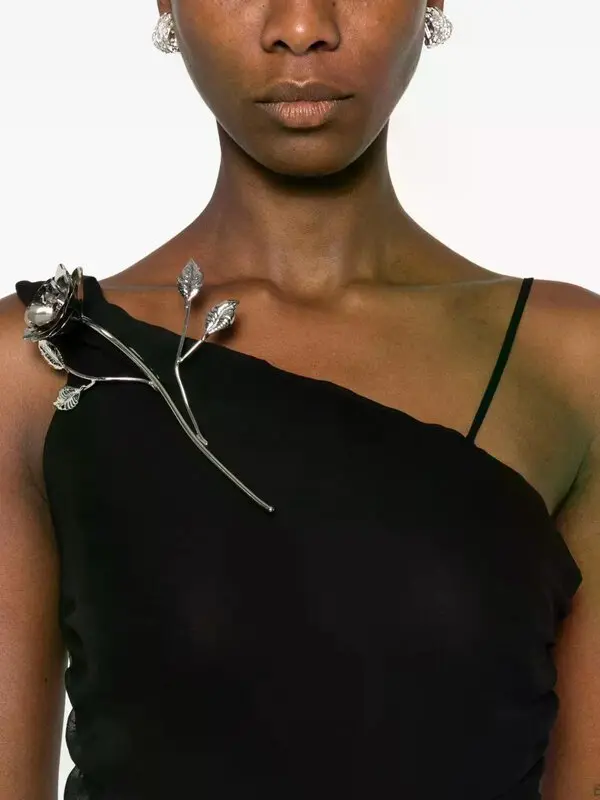 Giuseppe Di Morabito Embellished One-shoulder Dress
