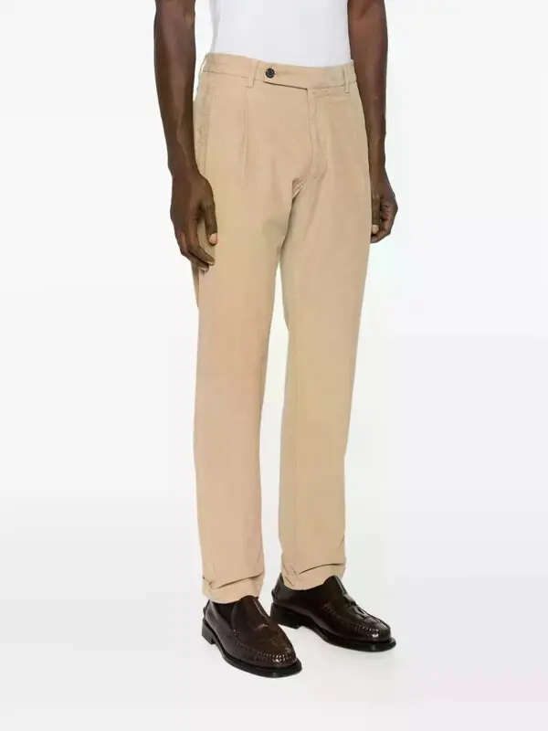 BERWICH Pleated Micro-pana Trousers