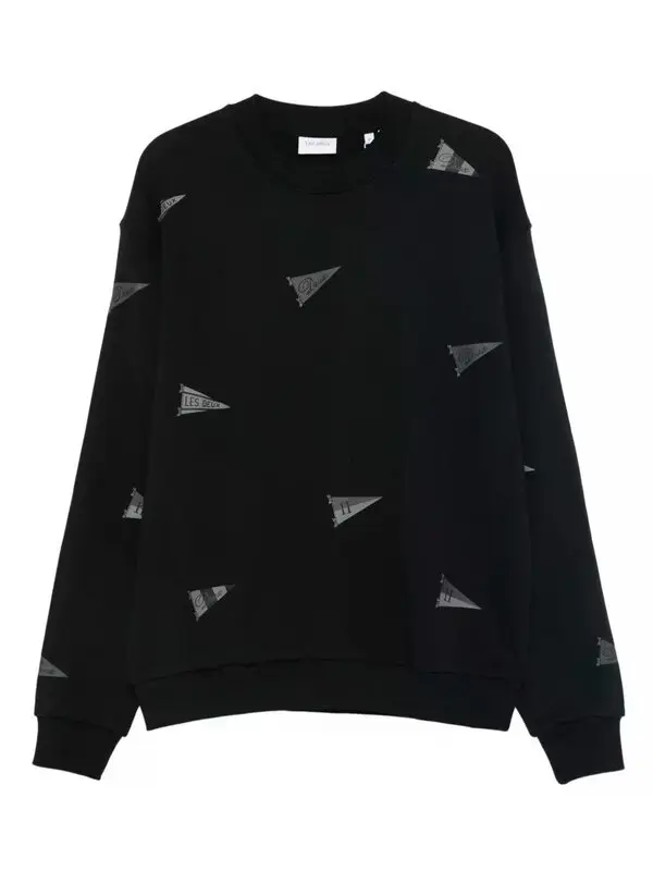 LES DEUX Flag-print Sweatshirt