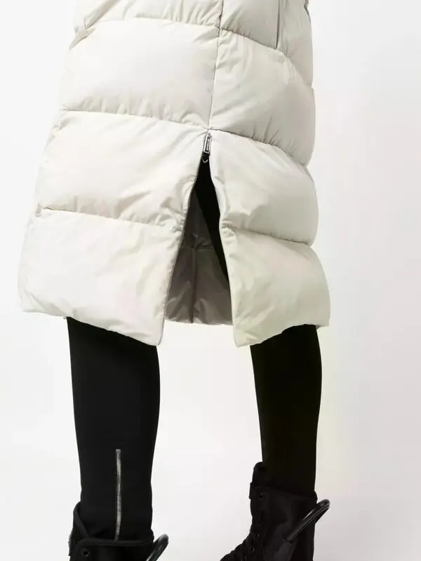 MOORER Zagarakn Padded Coat With Faux Fur Trimmed Hood
