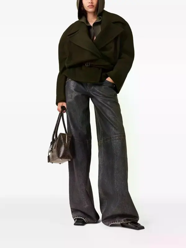 Stella McCartney Cropped Belted Jacket