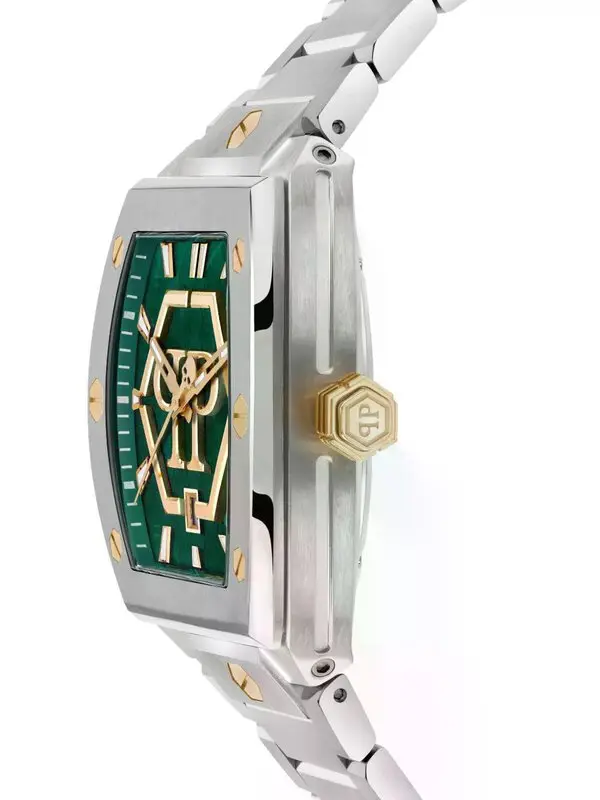 Philipp Plein The Hexagon Phantom 44mm Stainless Steel Watch With Dial - Green