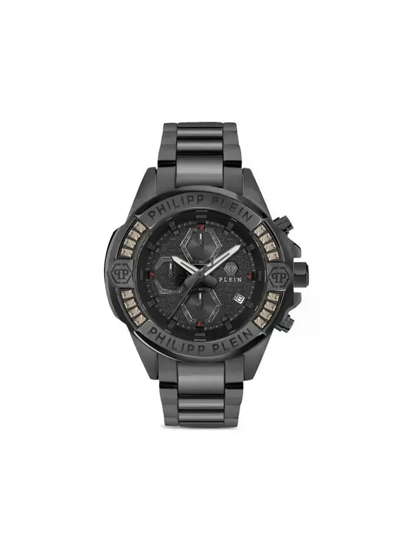 Philipp Plein The $kull Chronograph Watch - Black