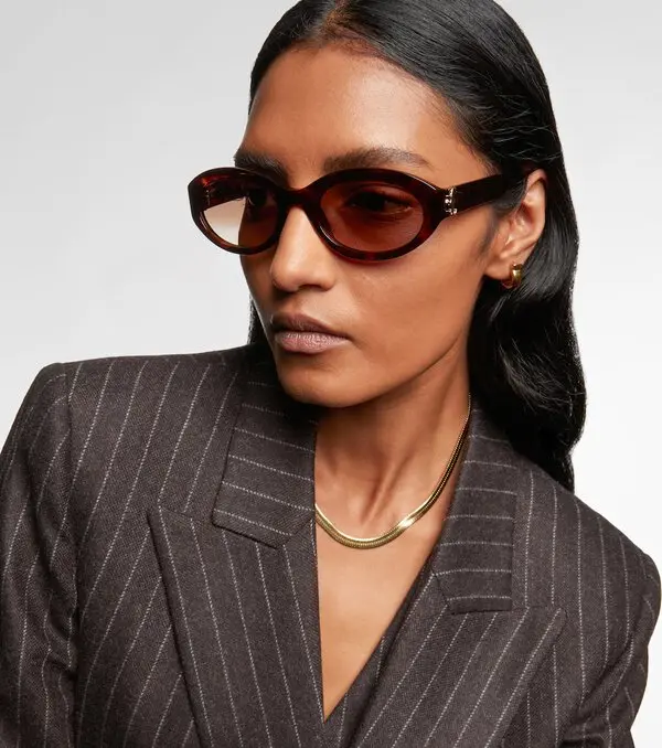 Cartier Signature C Oval Sunglasses - Brown