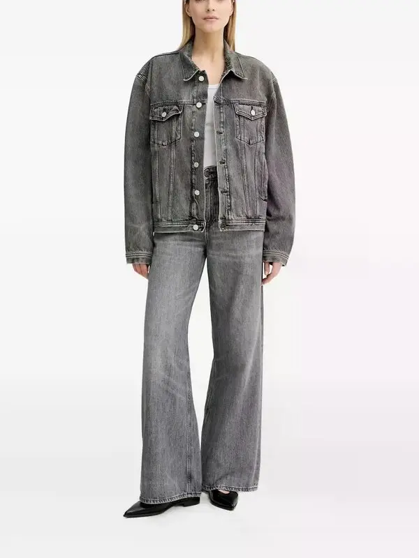 WON HUNDRED Logo-patch Denim Jeans
