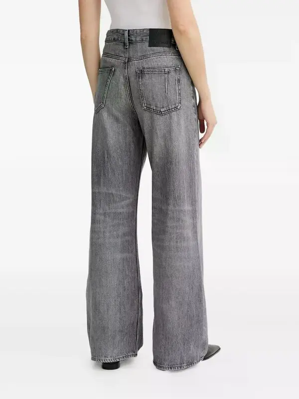 WON HUNDRED Logo-patch Denim Jeans