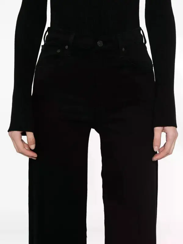 Citizens Of Humanity Lyra Long Wide Leg Jeans - Black