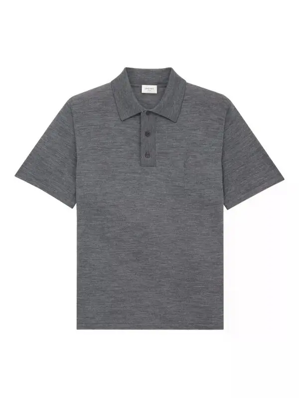 Saint Laurent Cassandre Short-sleeve Polo Shirt