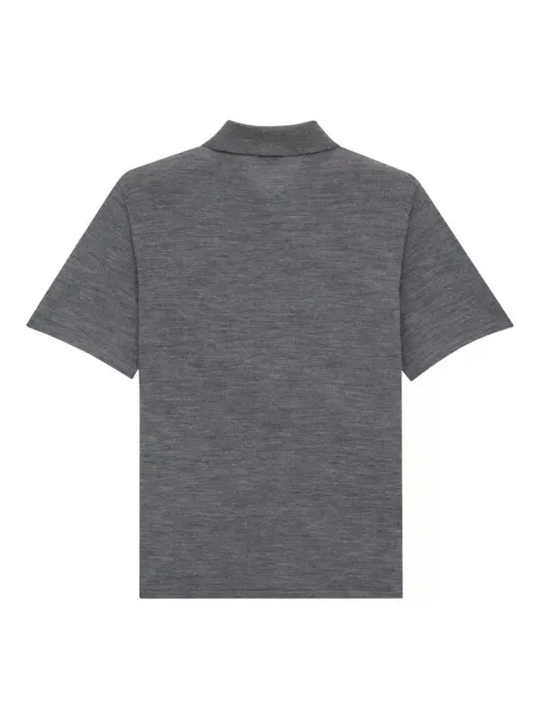 Saint Laurent Cassandre Short-sleeve Polo Shirt