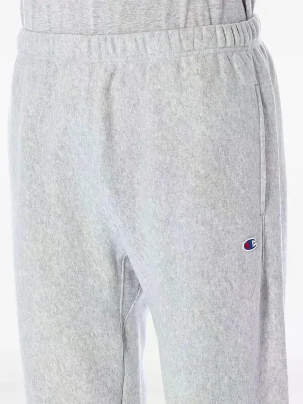 Champion Logo-patch Tracks Pants - Grey