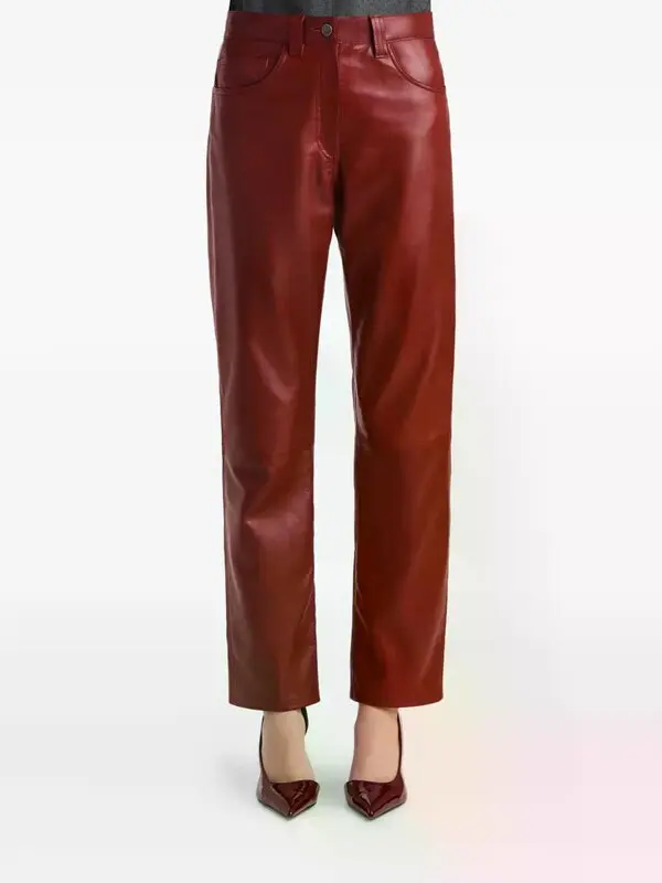 Khaite Callum Lambskin Trousers