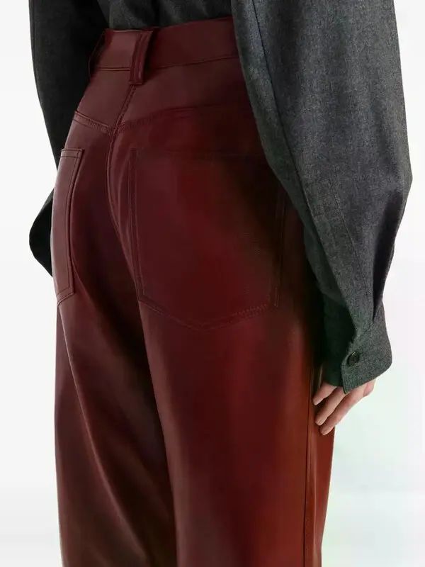 Khaite Callum Lambskin Trousers