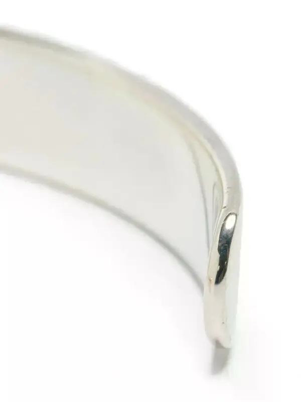 OBSIDIAN Tone Open Cuff Bracelet