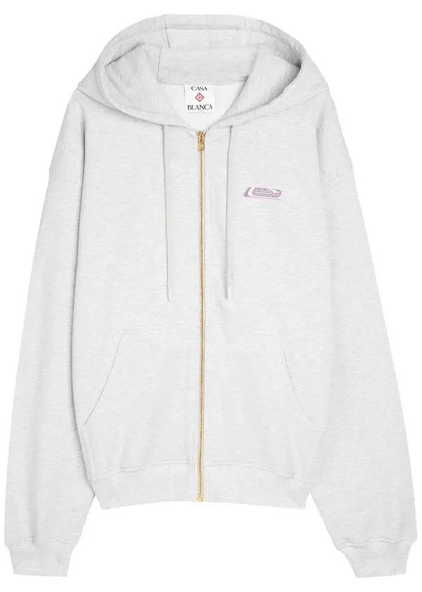 Casablanca Hooded Cotton Sweatshirt