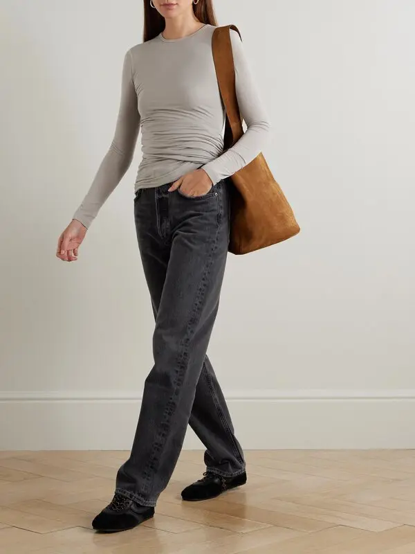AGOLDE Kelly Mid-rise Straight-leg Organic Jeans