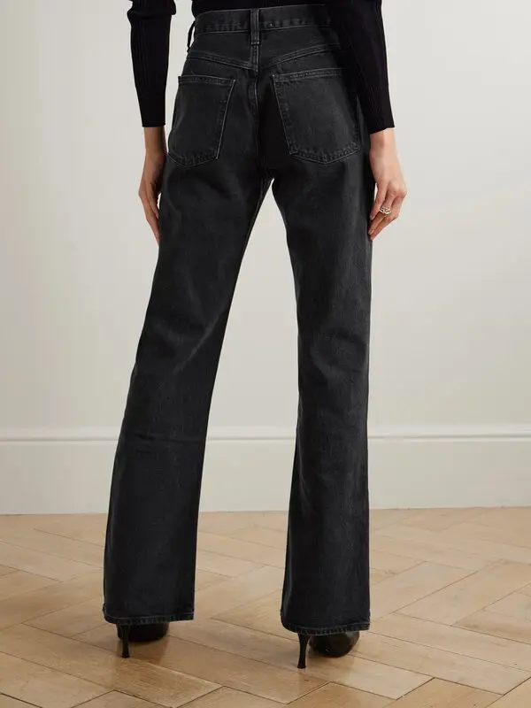 AGOLDE Leena Organic High-rise Flared Jeans