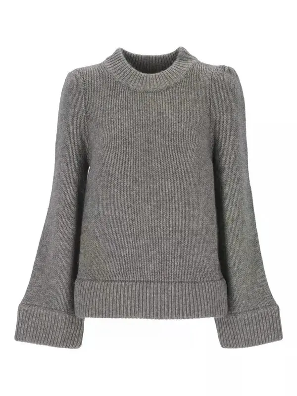 MADELEINE THOMPSON Wool Blend Sweater - Grey