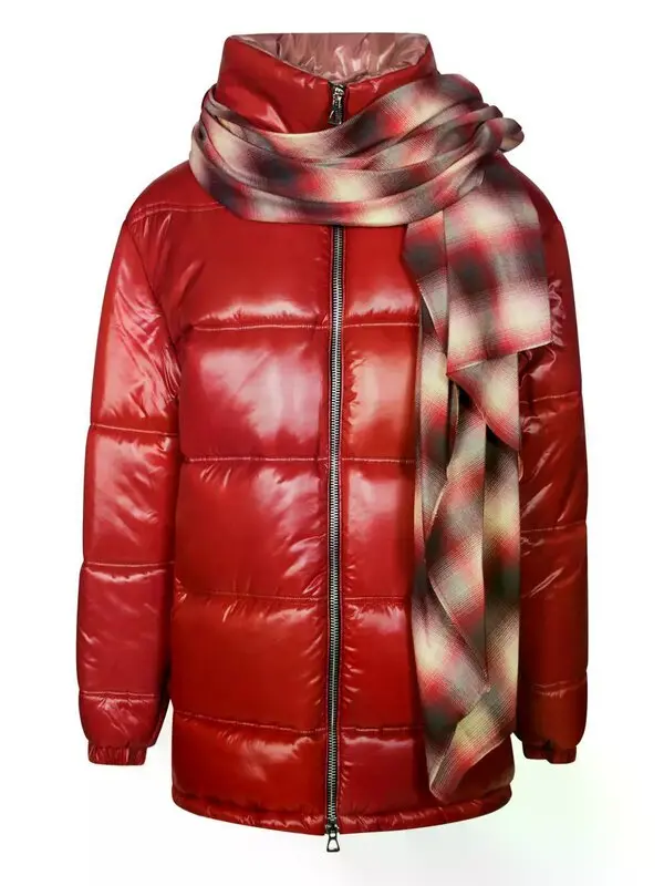 MARBELL Mikaela Zipped Coat - Red