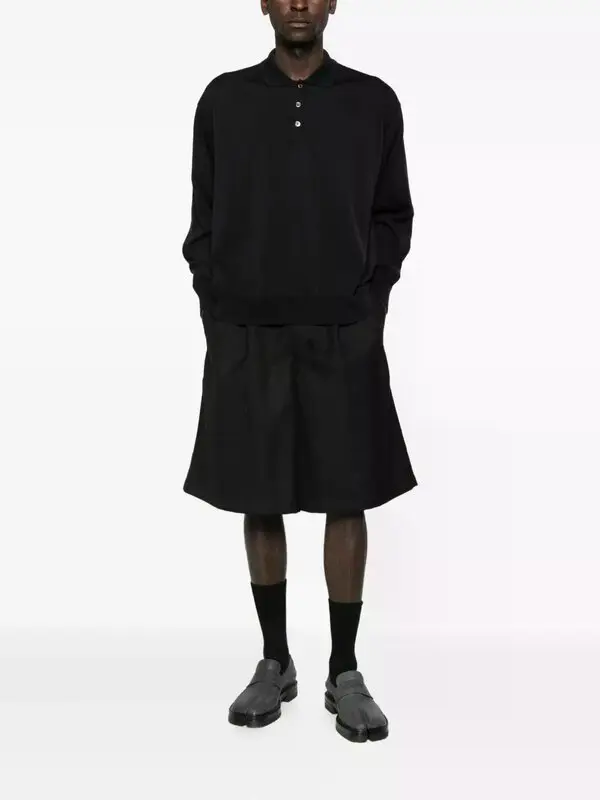 Comme Des Garçons Long-sleeved Polo Shirt