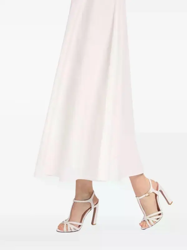 Elie Saab High-waisted Cotton Skirt