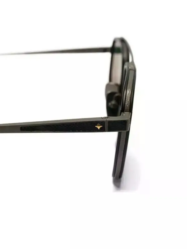 LEISURE SOCIETY Geometric Frame Sunglasses