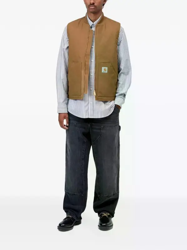 Carhartt Work In Progress Cotton Zip-up Gilet